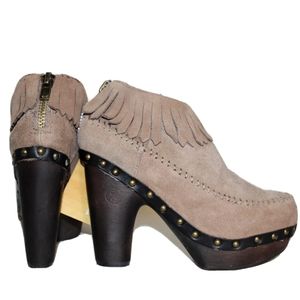 Flogg | Shoes | Flogg Davina Ash Fringe Premium Suede Studdedwood ...